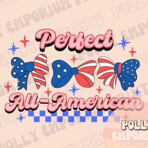 Perfect All-american Png, 4th July Sublimation Design Digital Download ...