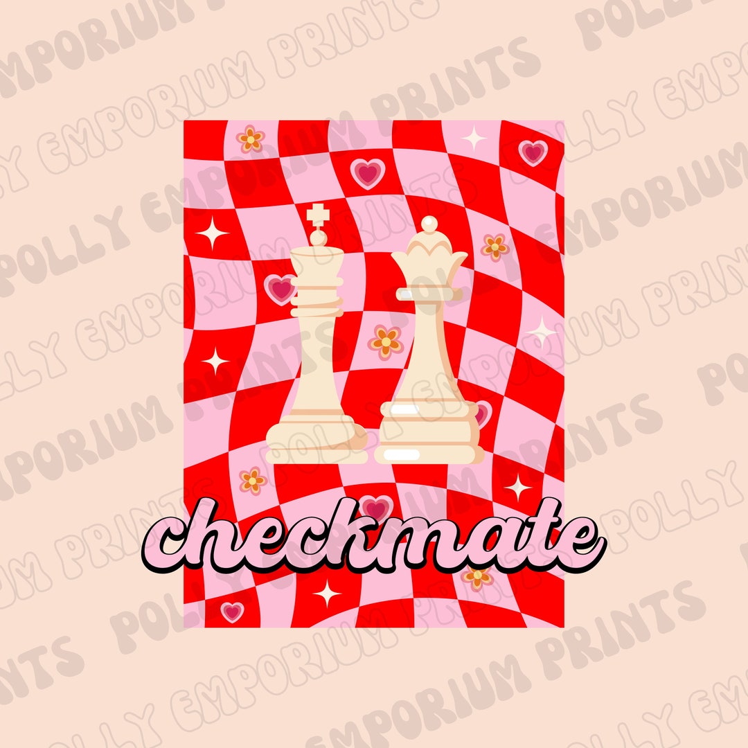 Valentine's Day Png, Checkmate Png, Retro Valentine Png, Valentine's ...