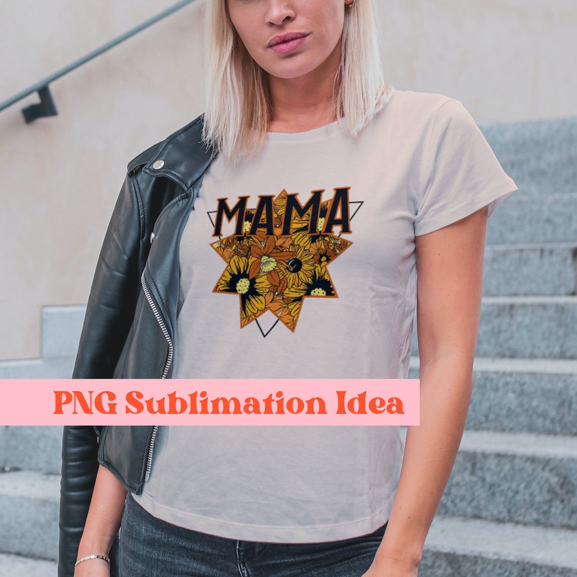 Rocker Mama Png, Rocker Sublimation Design, Floral Mother's Day Png ...