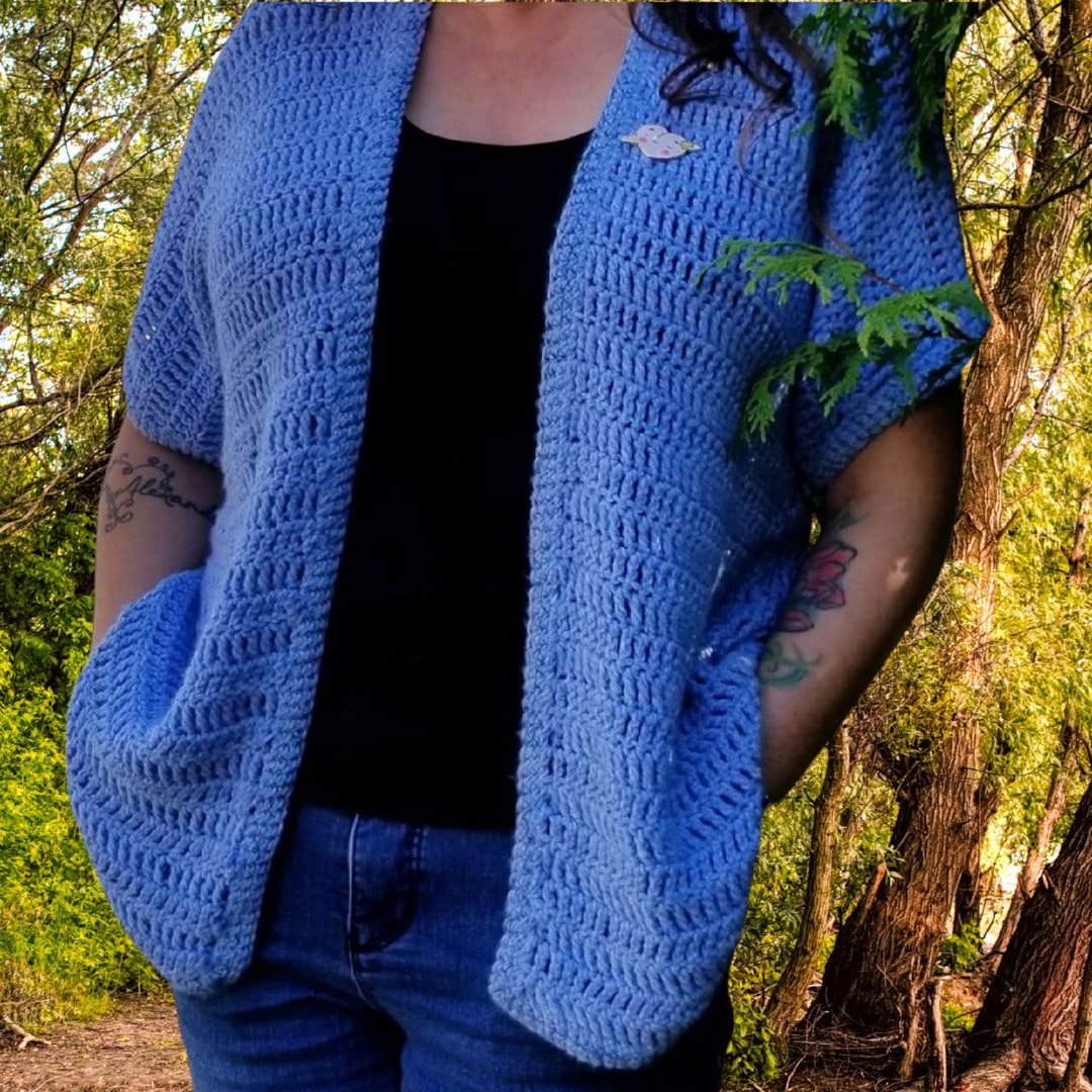 Everyday Crochet Cardigan Pattern, Size Inclusive, Beginner Friendly ...