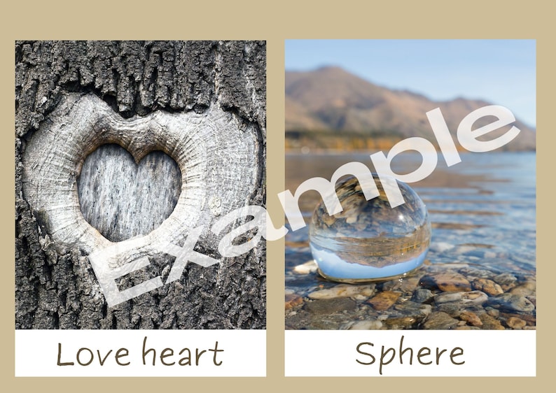 Reggio Inspired NATURE SHAPES Real Photographs - Etsy