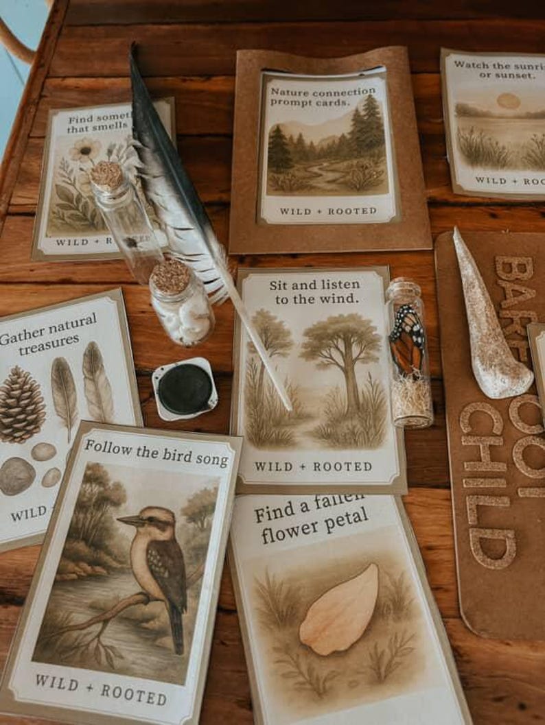 100 Nature Inspired ACTIVITY PROMPT Flashcards - Etsy