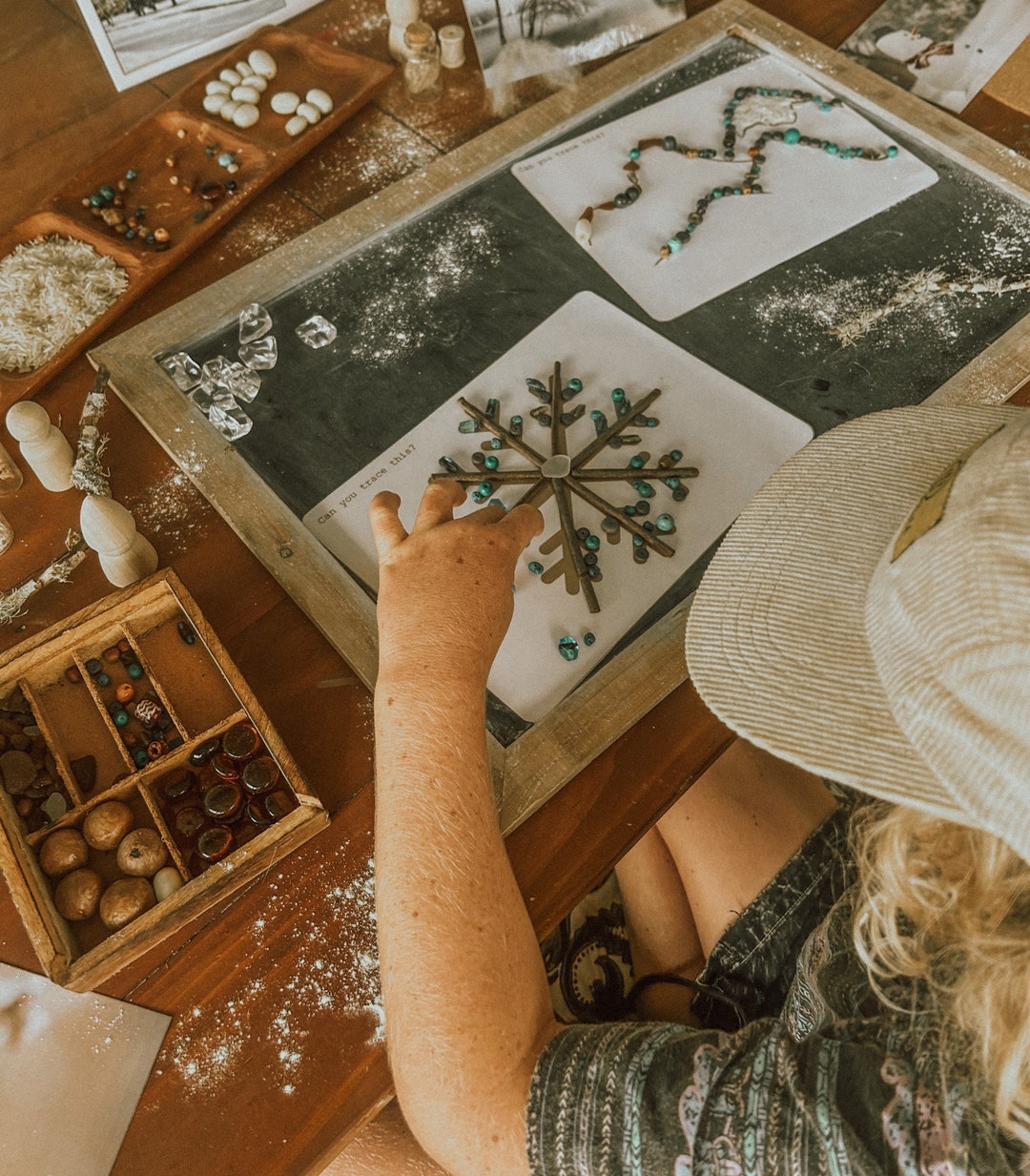 Reggio Inspired WINTER Pattern Manipulative Mats X25 - Etsy