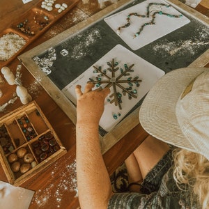 Reggio Inspired WINTER Pattern Manipulative Mats X25 - Etsy