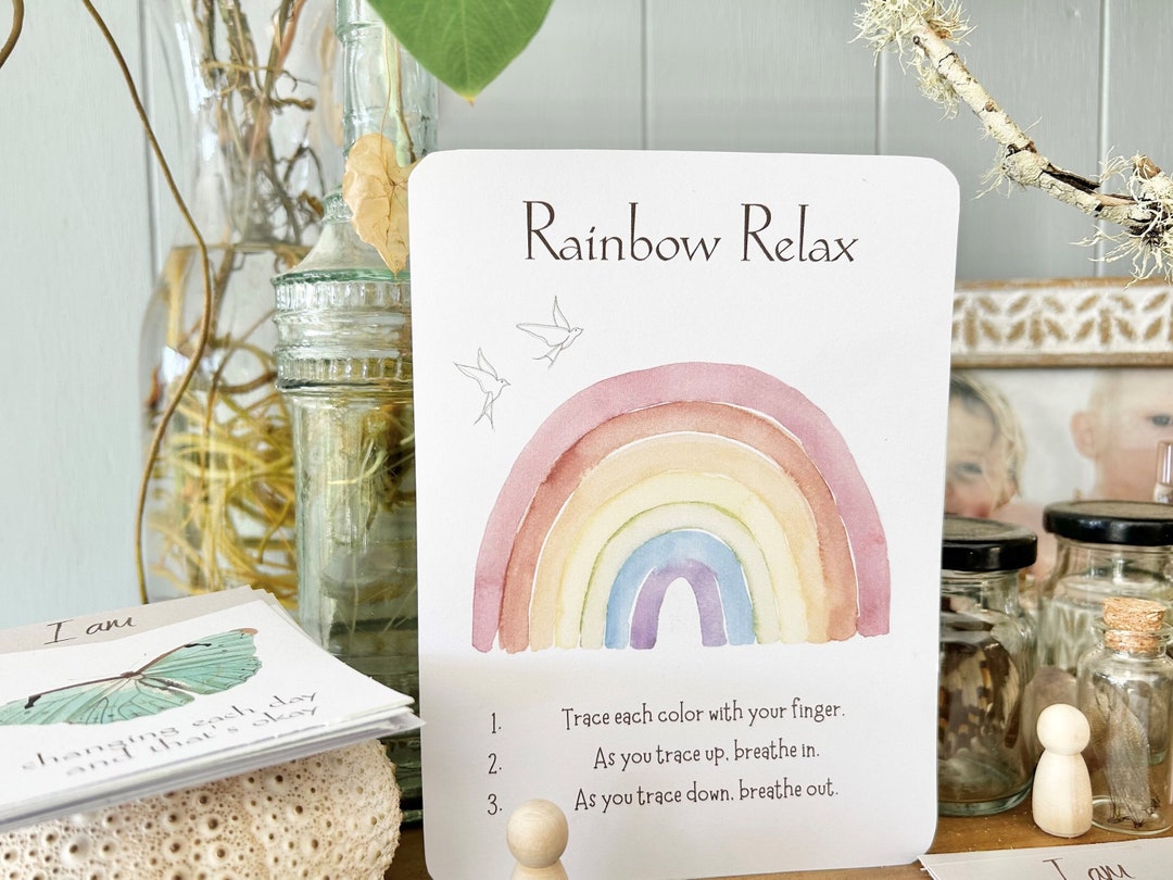 Kids Affirmation Flash Card Pack | NATURE INSPIRED - Etsy