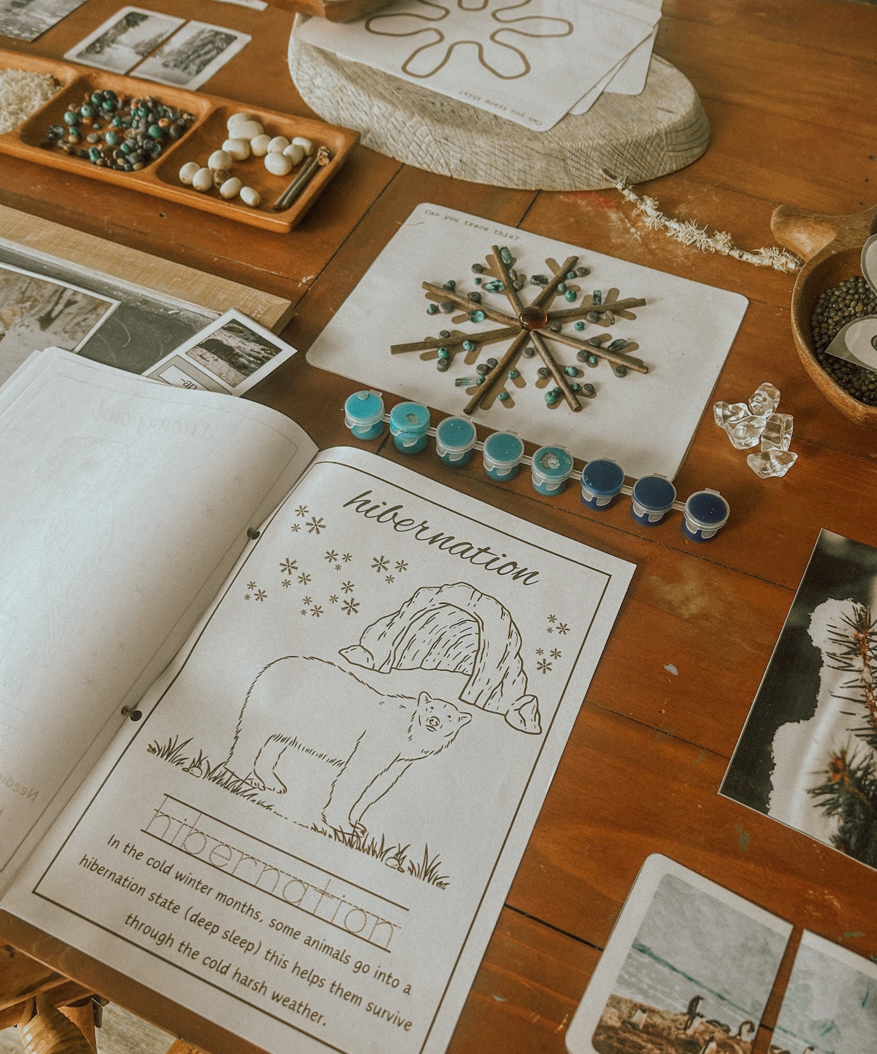 Reggio Inspired WINTER Provocation Morning Basket Pack - Etsy