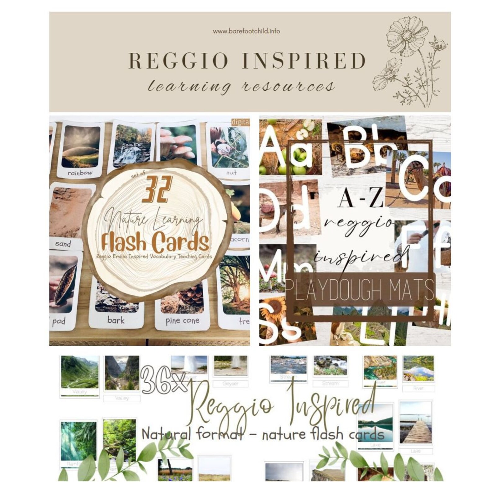 Reggio Inspired MEGA BUNDLE Nature Classroom / Homeschool Starter Pack ...