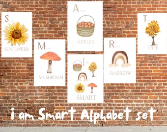 Nature Alphabet Posters Preschool School Notice Board - Etsy