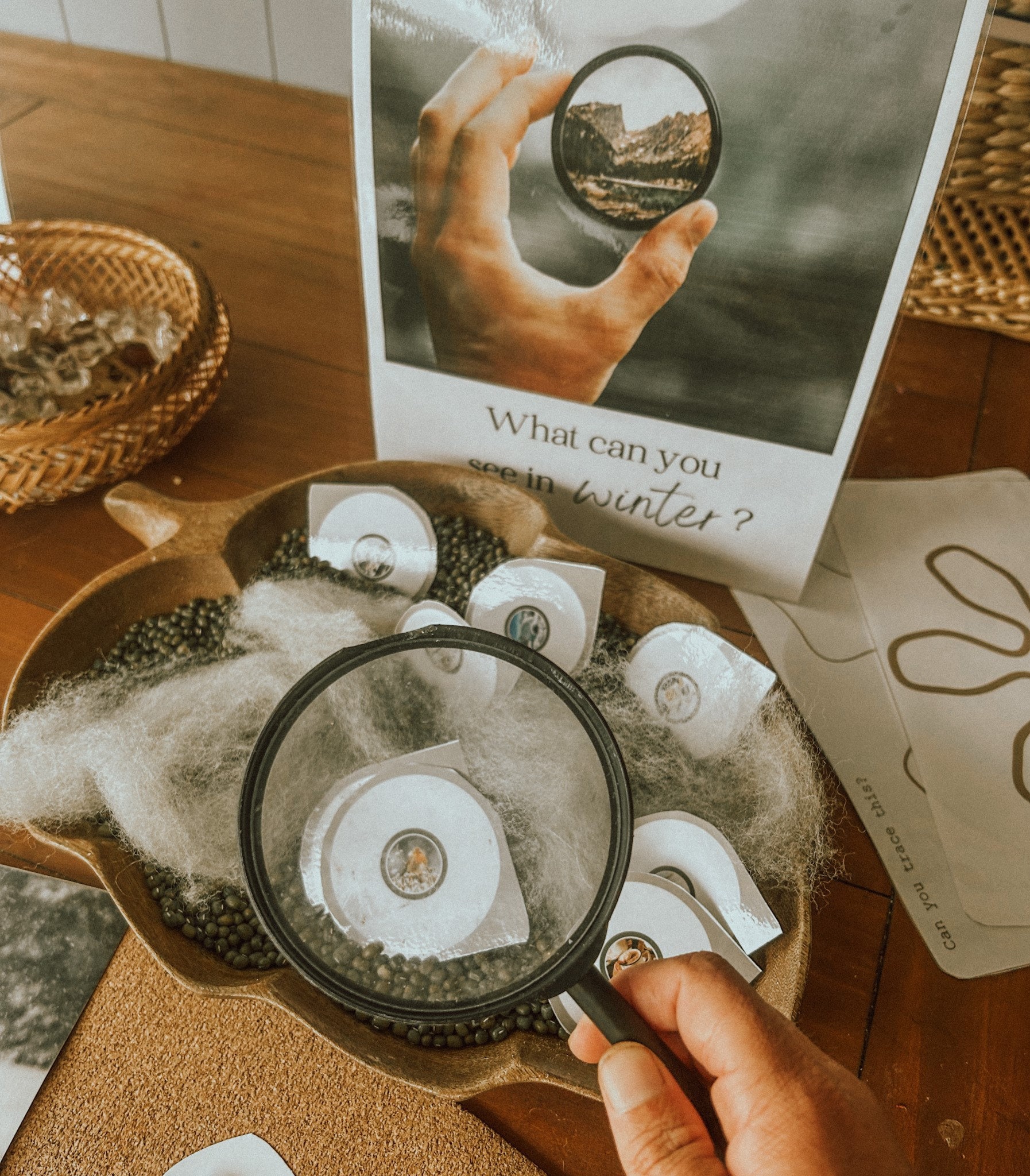 Reggio Inspired WINTER Provocation Morning Basket Pack - Etsy