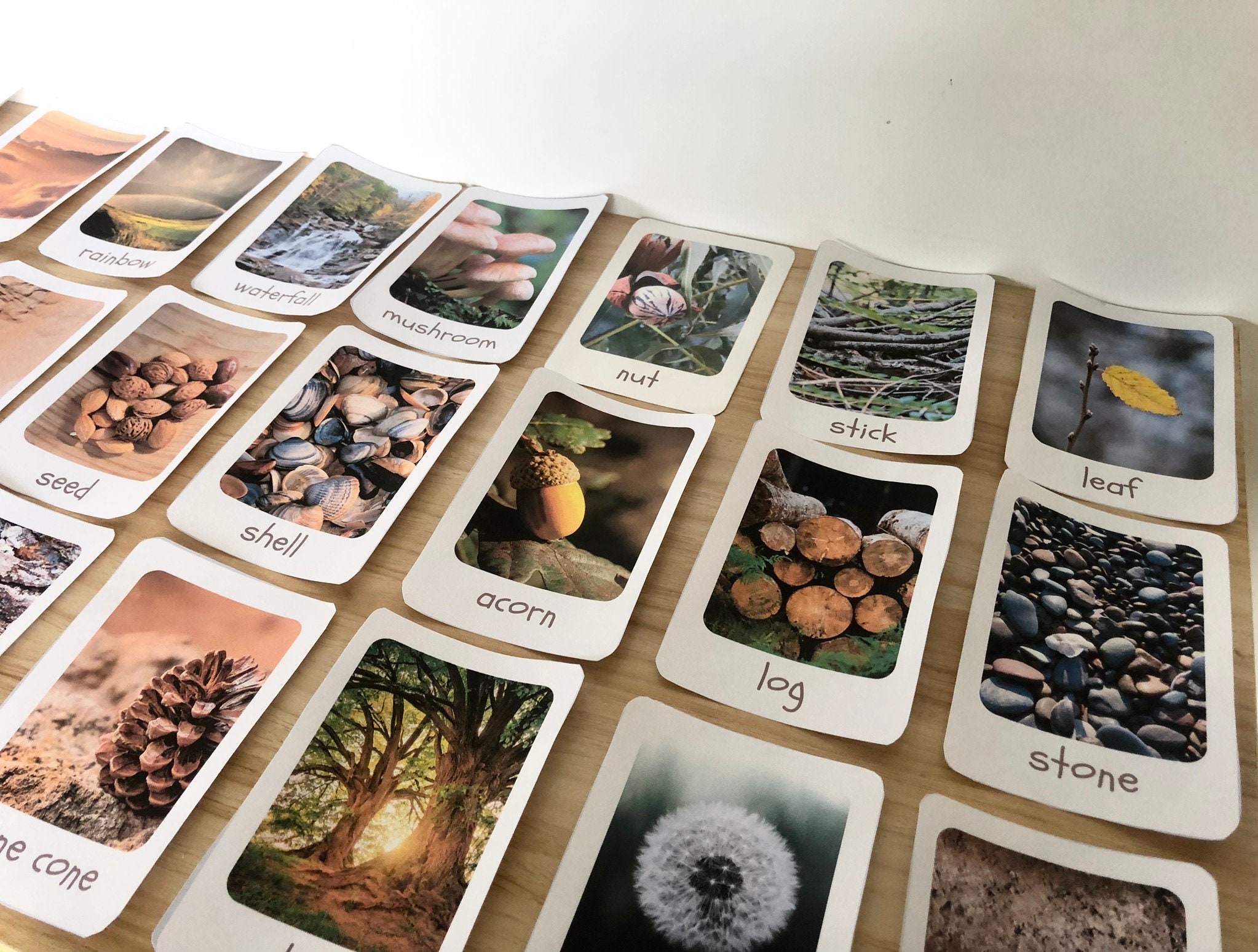 Reggio Emilia Inspired NATURE FLASH CARDS Real Life Nature - Etsy Australia