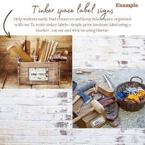 Tinker Space Decor Pack | Maker Space | Reggio Inspired | Classroom ...