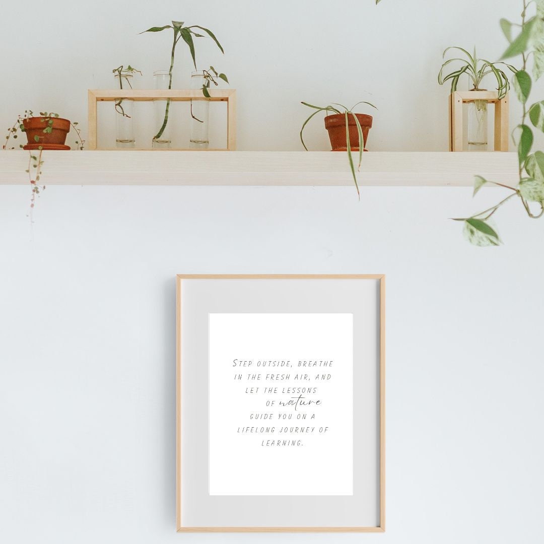 REGGIO INSPIRED Nature Classroom Posters Vintage X3 WILDSCHOOL - Etsy
