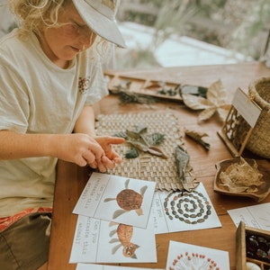 Nature Craft Loose Part Play Flashcards- Provocations - Reggio Inspired ...