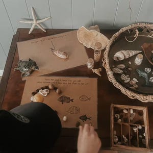 Reggio Inspired OCEAN THEMED- 14x Nature Loose Part Provocation Mats - Etsy