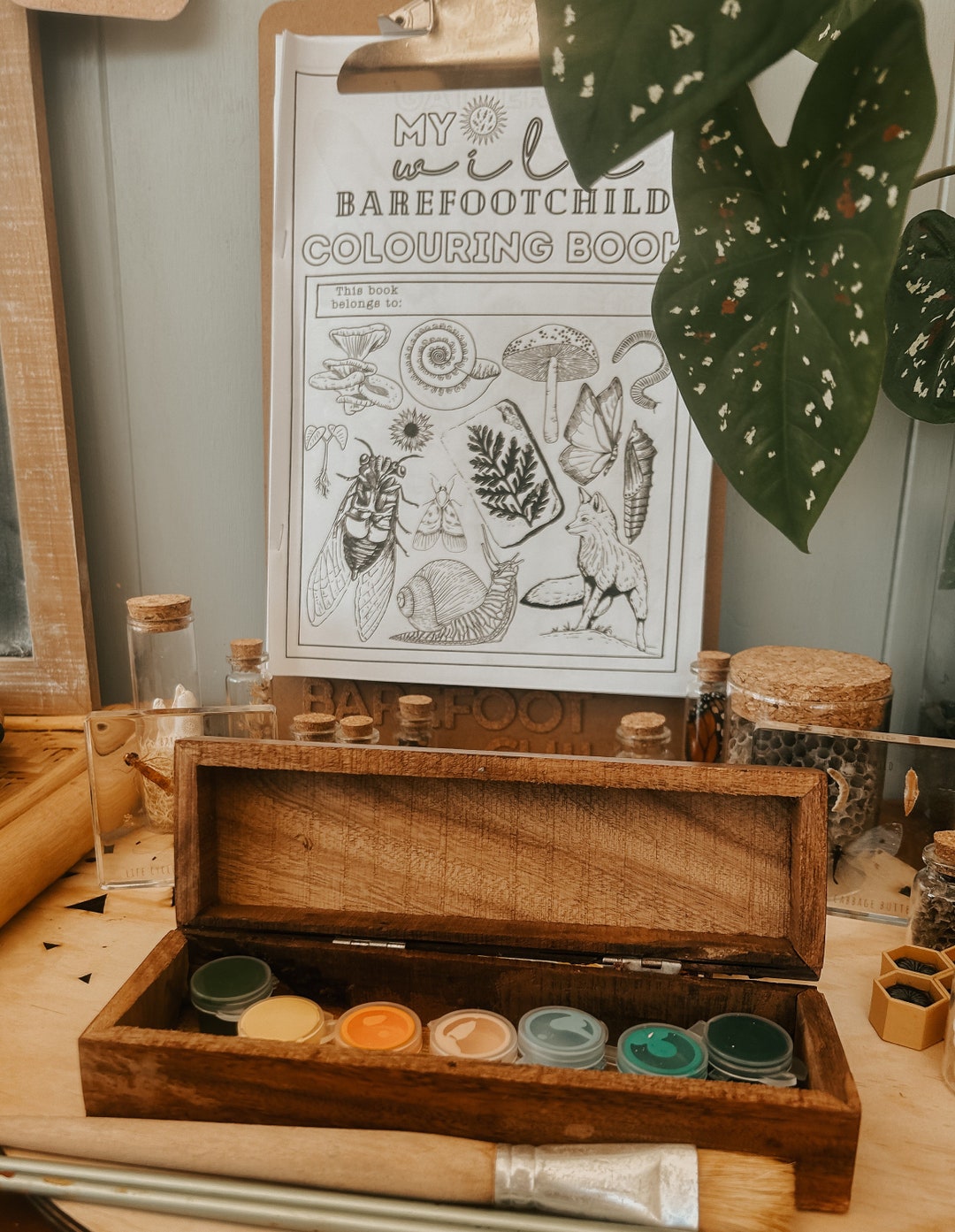 Step Into the WILD Kids Colouring Book 10 Pages Wildschool , Forest ...