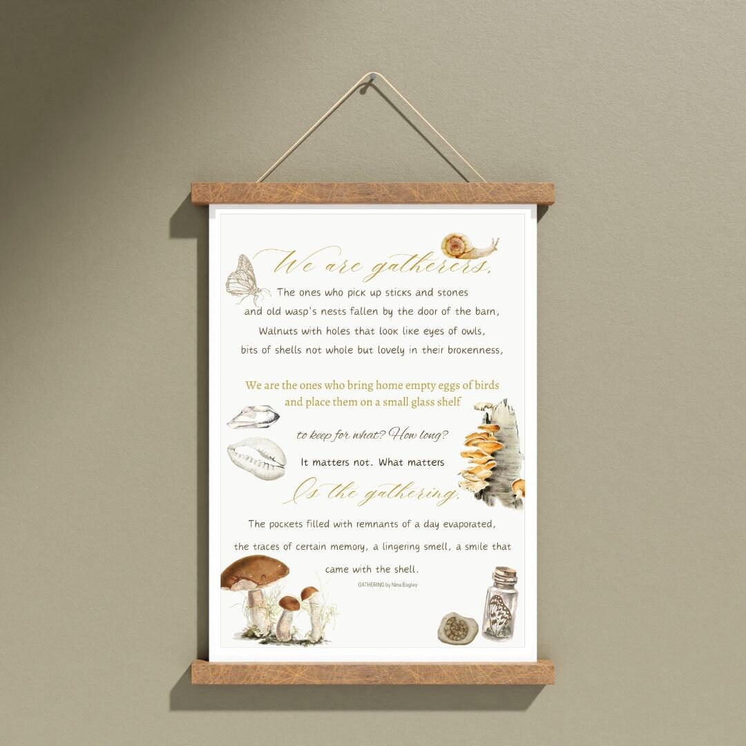 Nature School Posters CURIO Reggio Inspired Nature Lover - Etsy