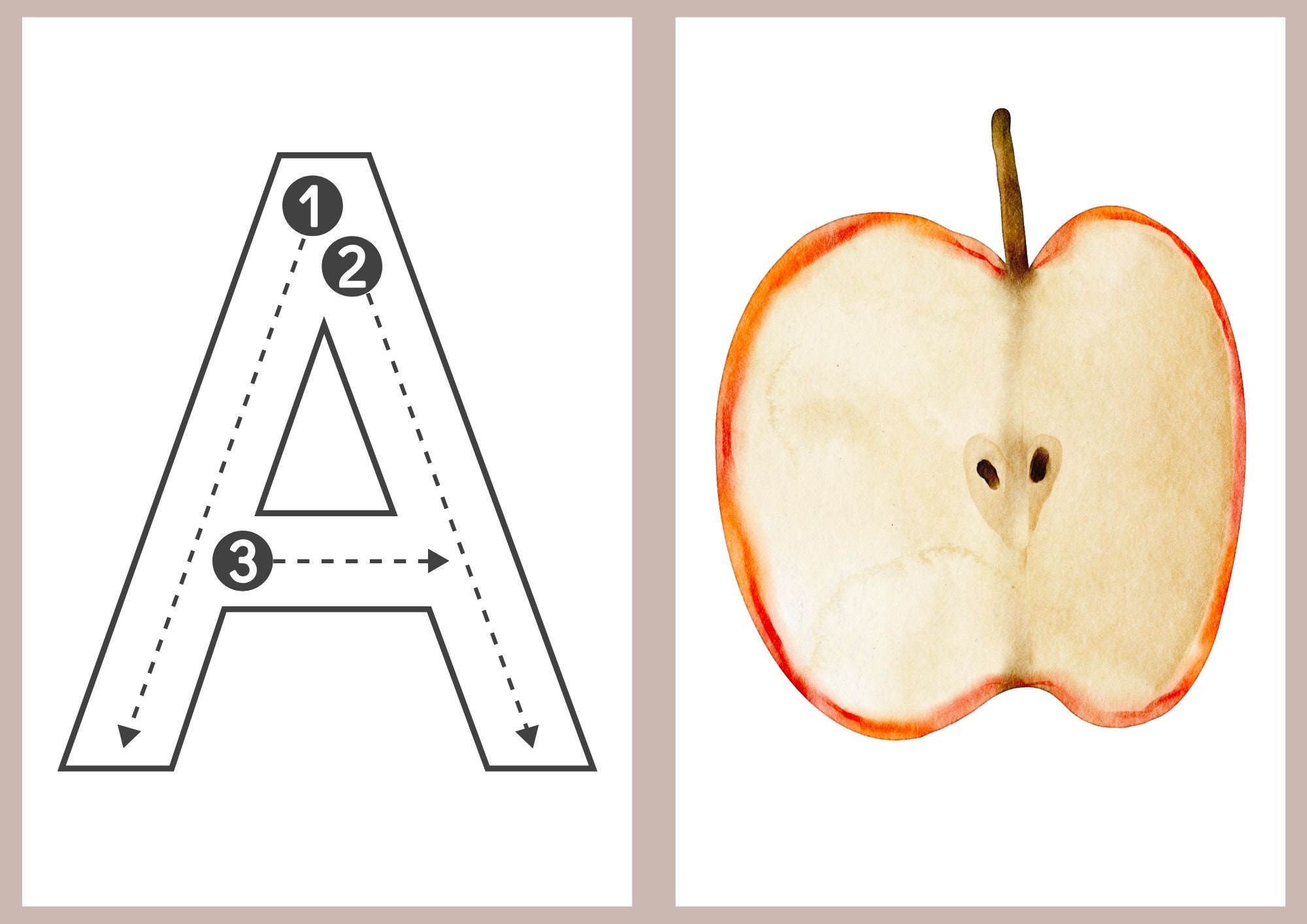 Watercolour A -Z Flash Cards | CLASSROOM WALL POSTER| Alphabet Teaching ...