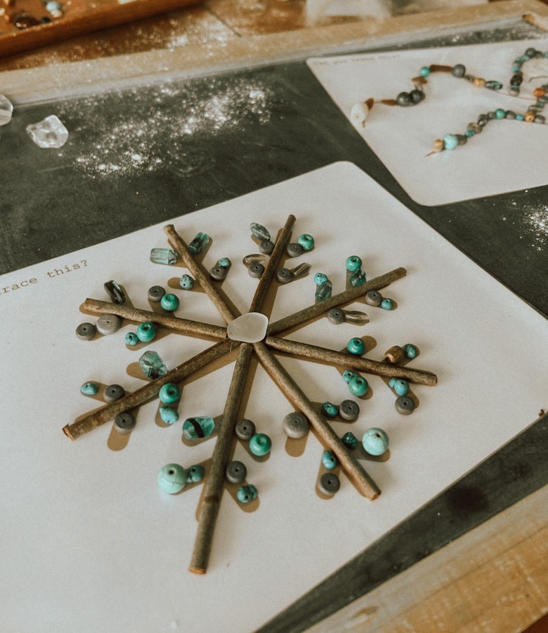 Reggio Inspired WINTER Pattern Manipulative Mats X25 - Etsy