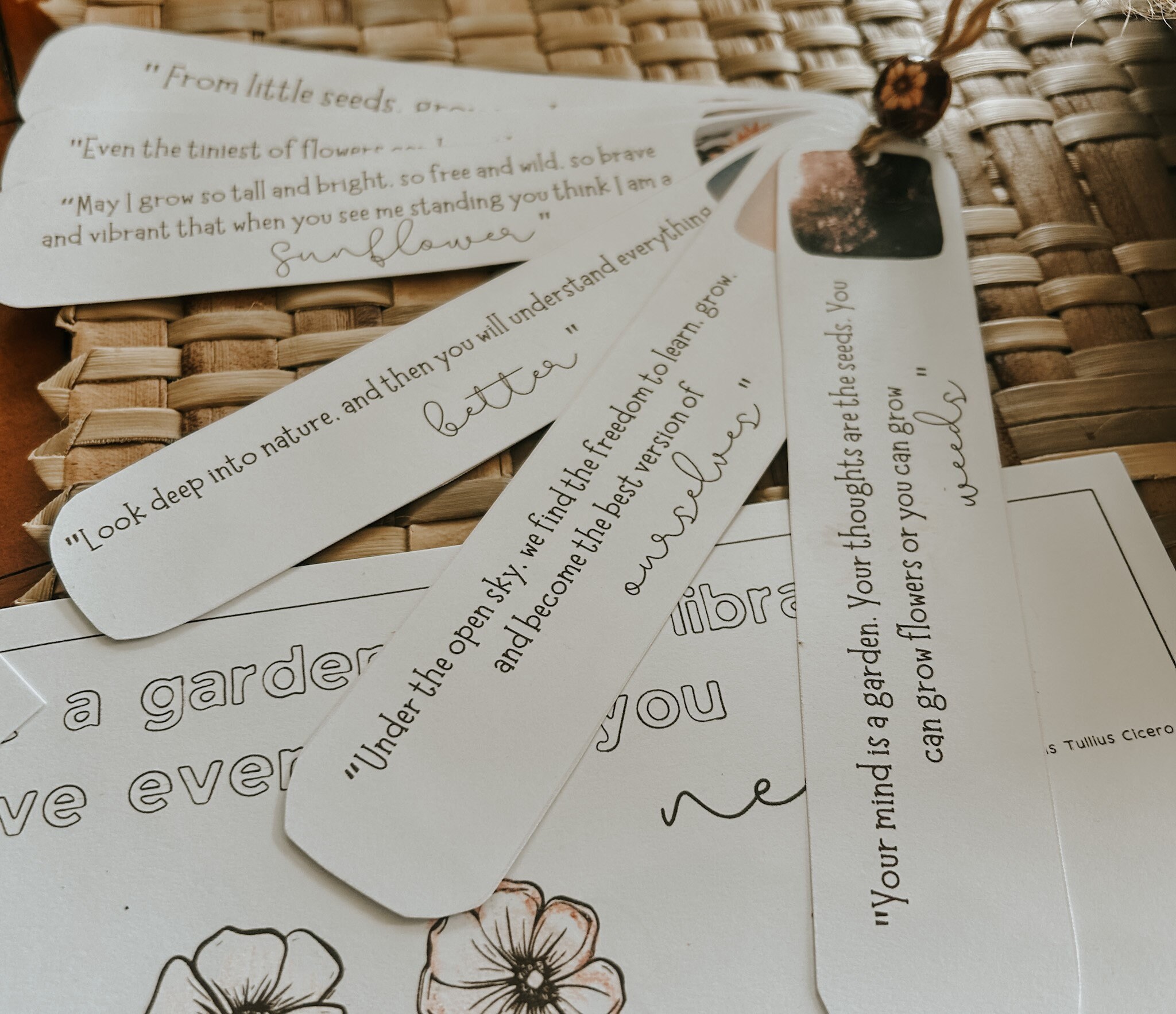 Natureed BOOKMARKS and Mini Posters Wildschool Reggio - Etsy