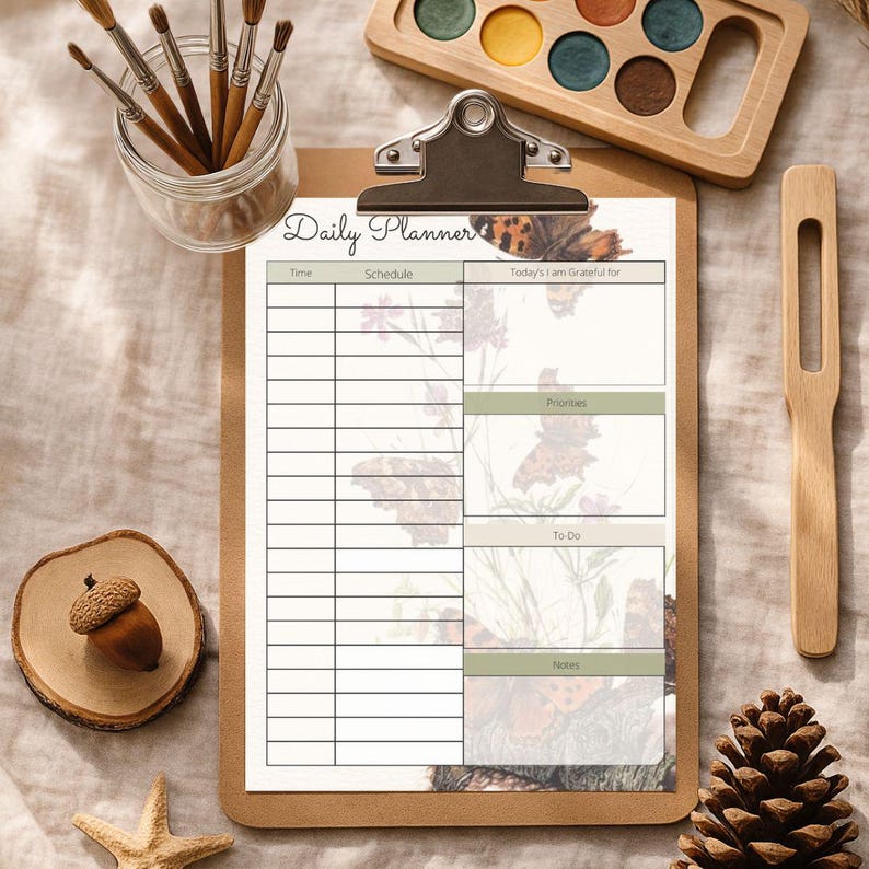 Undated & Editable TEACHER and HOMESCHOOLING PLANNER - Nature Inspired ...