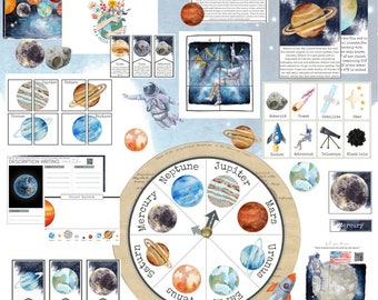 Solar System Fact Cards, Planets Printable, Homeschool Solar System ...