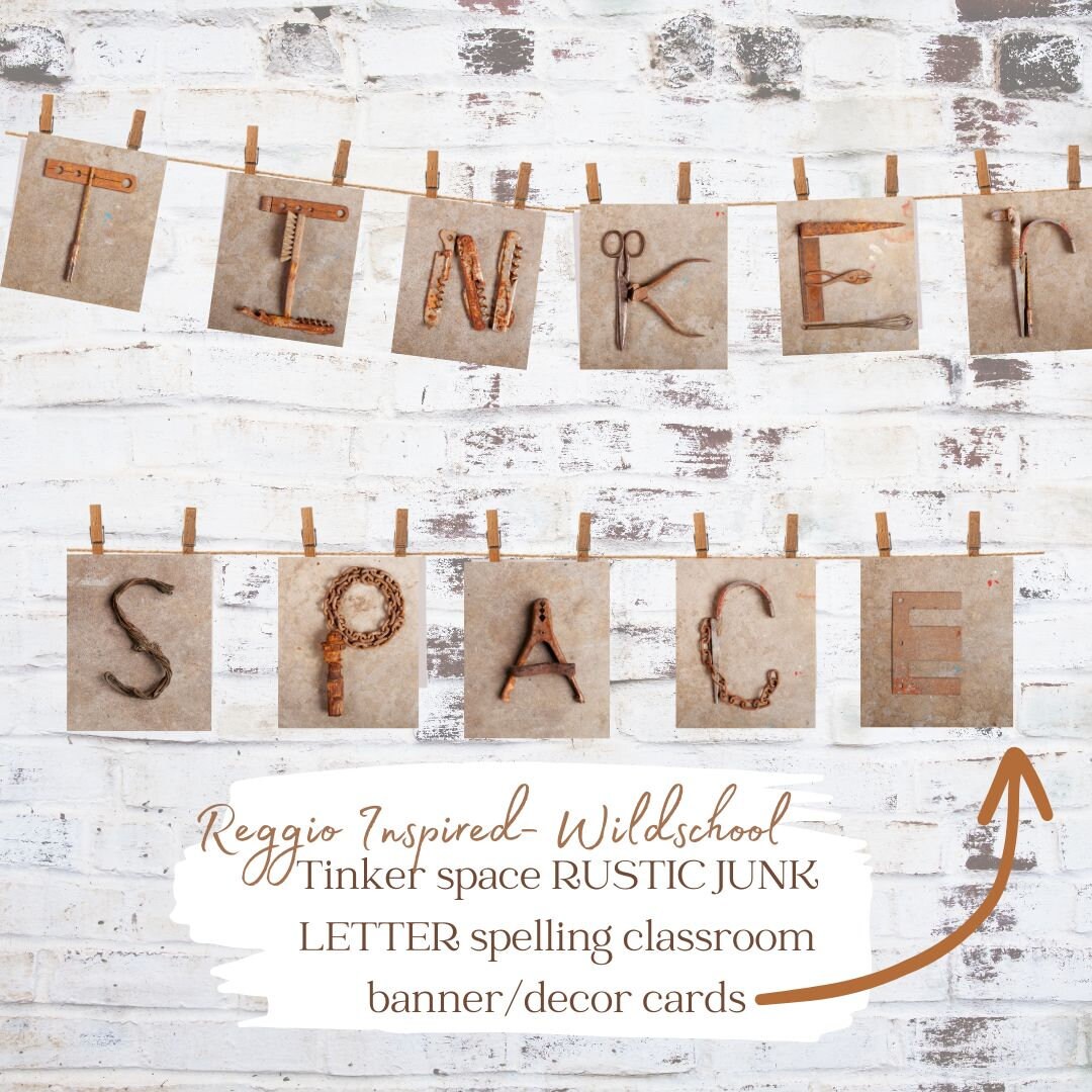 Tinker Space Decor Pack Maker Space Reggio Inspired Classroom Stem ...