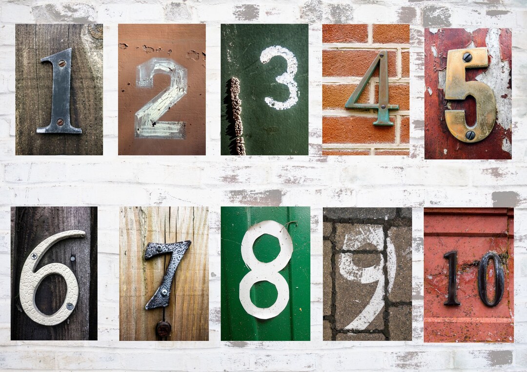 Reggio Emilia Inspired 1-20 Numbers Found in Streets Learning FLASHCARD ...
