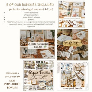 Bundle of Bundles - A Nature Inspired Educational Bundle, Reggio ...