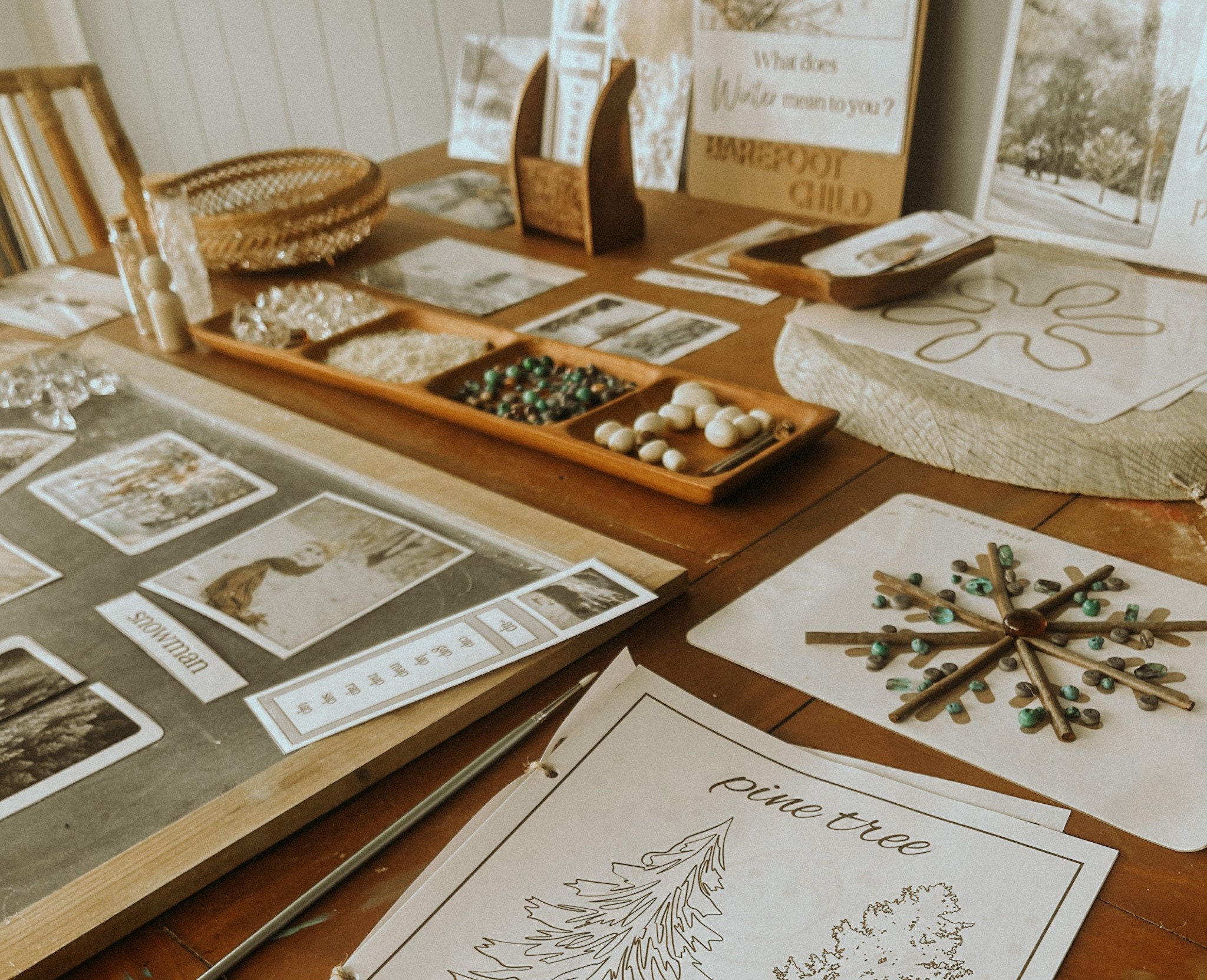 Reggio Inspired WINTER Provocation Morning Basket Pack - Etsy