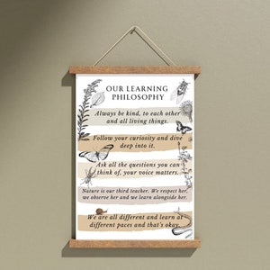 NATURE INSPIRED Educational Poster Pack Nature School Homeschool ...
