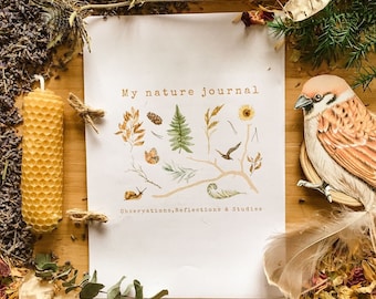 Nature Journal for Kids, 8.5 X 11, Charlotte Mason, Montessori, Nature ...