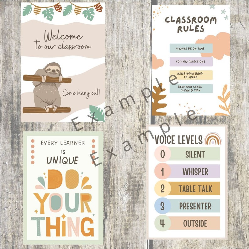 MRR/PLR - 10pack Classroom Poster - Commercial Use - Etsy
