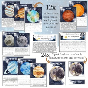 PLANET UNIT | Flashcards | Activities & Worksheets - Etsy