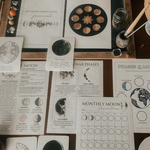 Mini MOON Study and Journaling Pack - Etsy