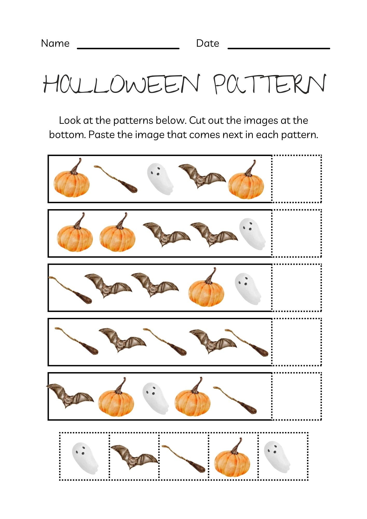 Halloween Worksheet and Activity Pack Freebie Over on Our - Etsy
