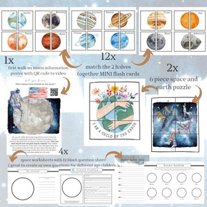PLANET UNIT | Flashcards | Activities & Worksheets - Etsy