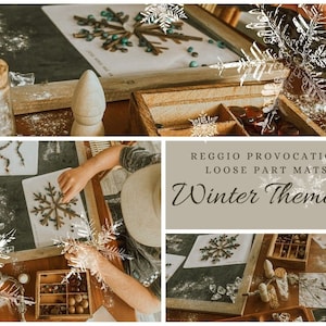 Reggio Inspired WINTER Pattern Manipulative Mats X25 - Etsy