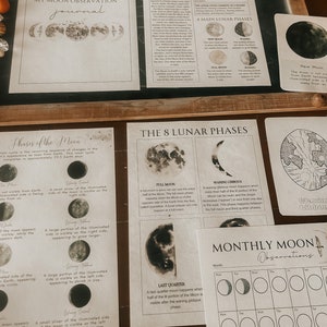 Mini MOON Study and Journaling Pack - Etsy