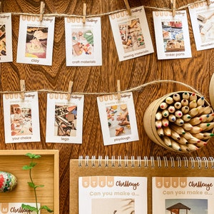 Stem Challenge Flashcards - Reggio Inspired Invitations to Play - Etsy