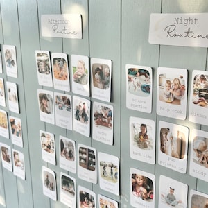 Kids DAILY ROUTINE & CHORE Flashcards X94 - Editable - Etsy