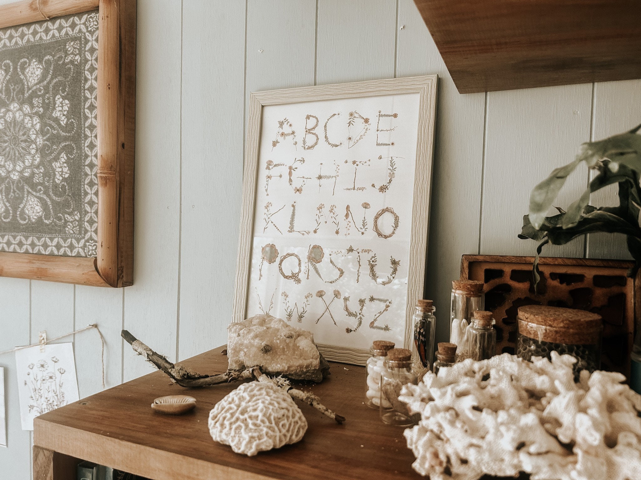 Handmade Wild-school ALPHABET FLASHCARDS & Bunting Poster - Etsy