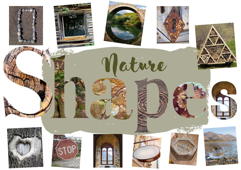 Reggio Inspired NATURE SHAPES Real Photographs - Etsy