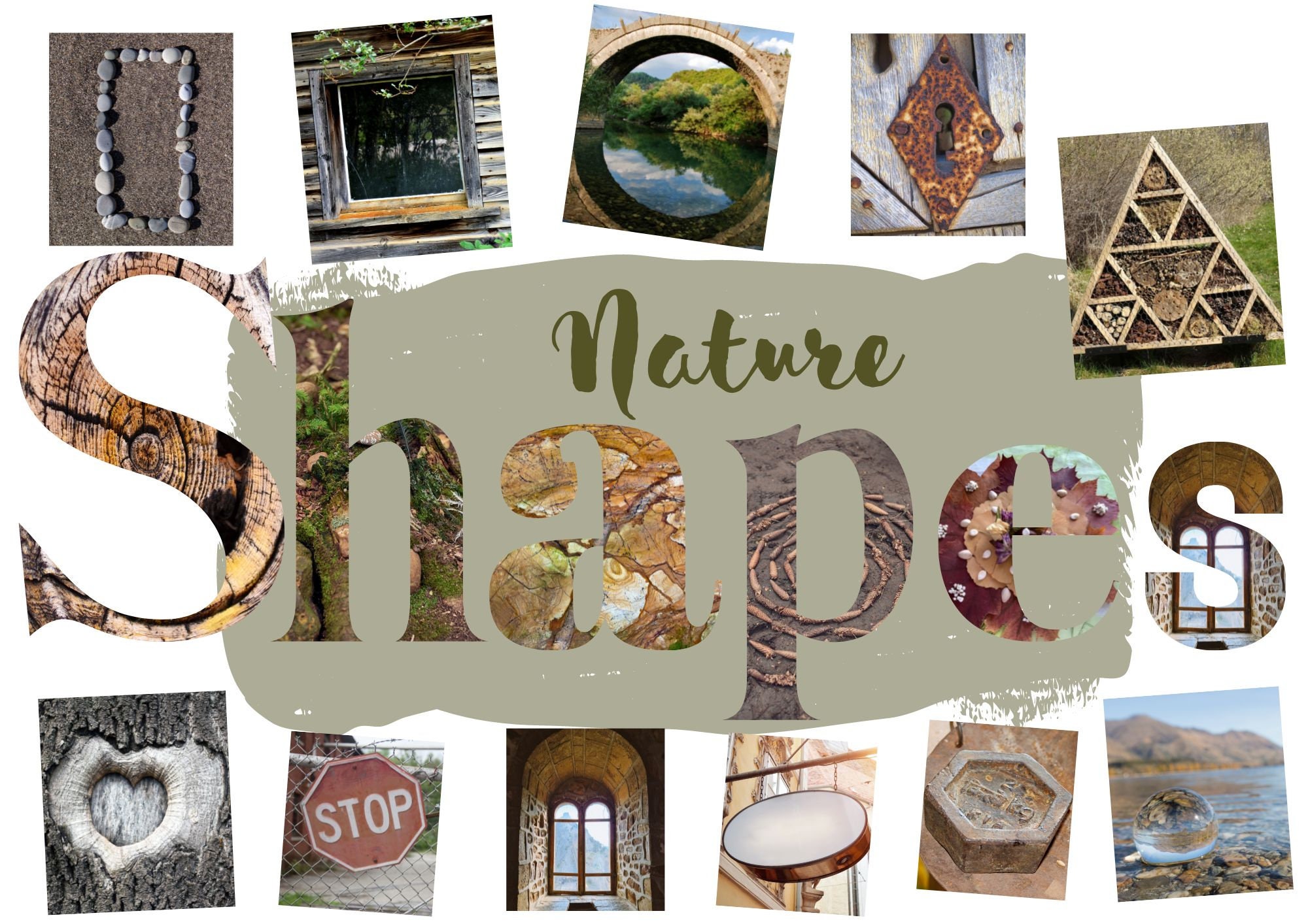 Reggio Inspired NATURE SHAPES Real Photographs - Etsy Australia