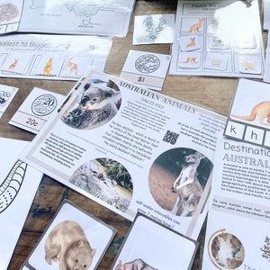 Australian Unit Learning Printable Pack - 74page - Etsy