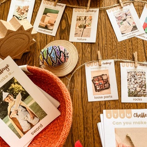 Stem Challenge Flashcards - Reggio Inspired Invitations to Play - Etsy