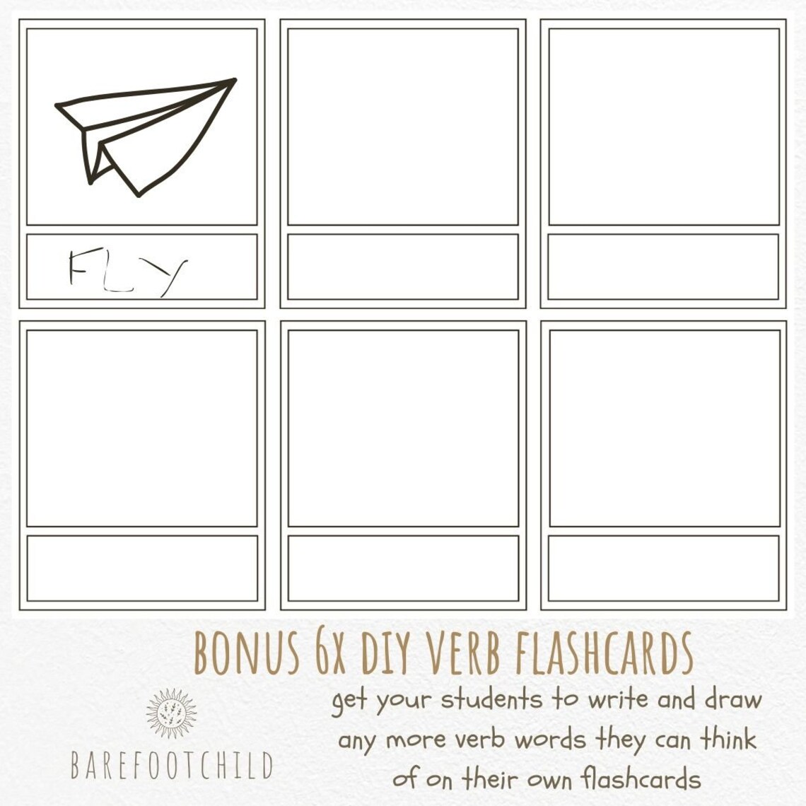 24x VERB Flash Cards- Natural Reggio Inspired Real Photos- Morning ...