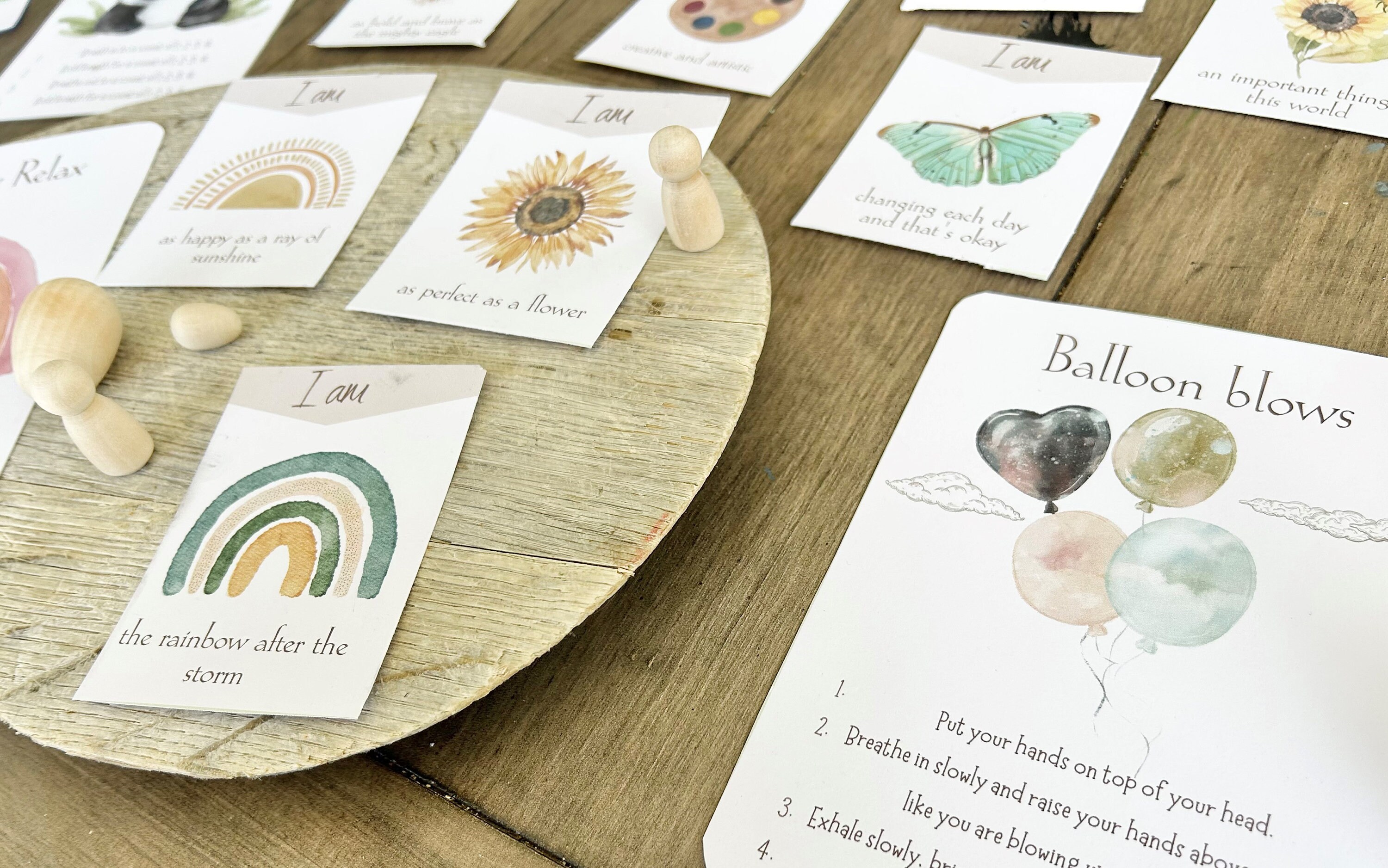 Kids Affirmation Flash Card Pack | NATURE INSPIRED - Etsy Australia