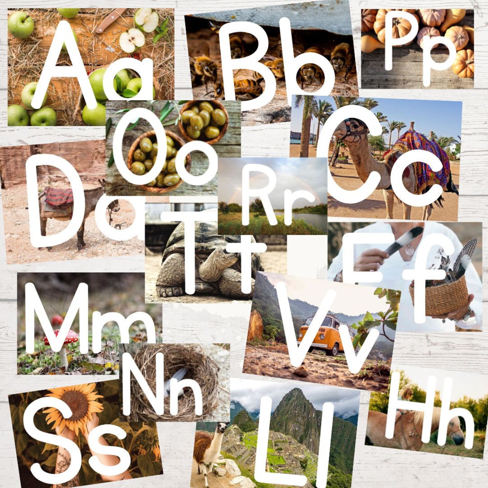 A-Z Alphabet Mats- Reggio\montessori Inspired - Etsy