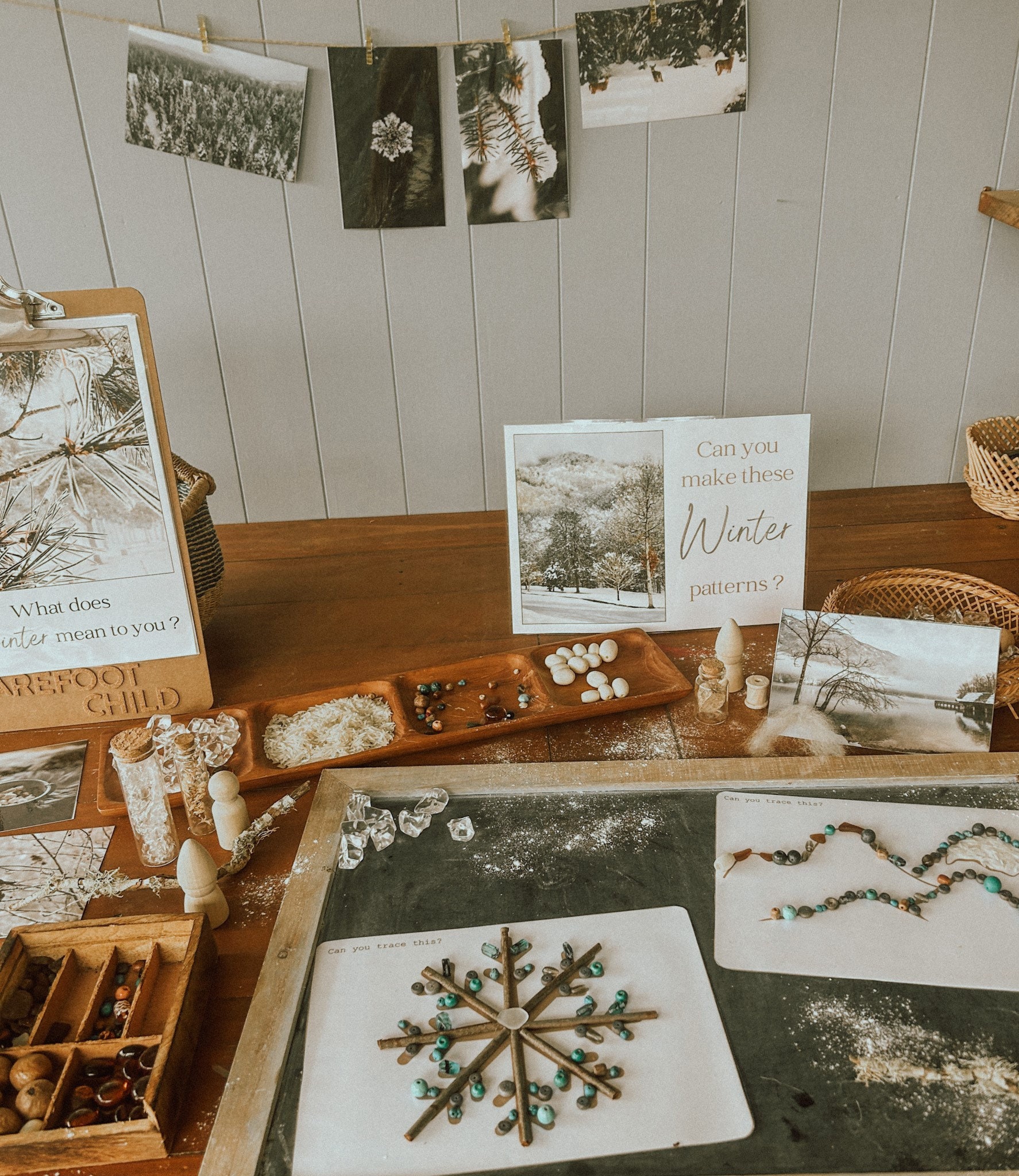 Reggio Inspired WINTER Provocation Morning Basket Pack - Etsy