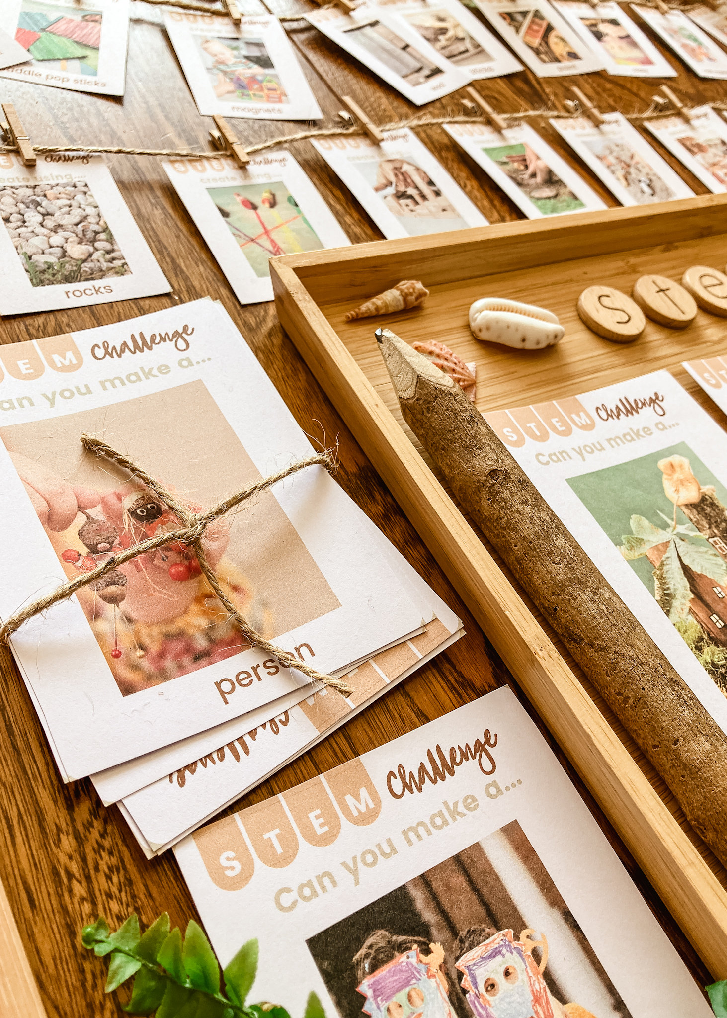 Stem Challenge Flashcards - Reggio Inspired Invitations to Play - Etsy